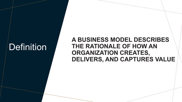 Business Model generation, business model canvas | PPTX