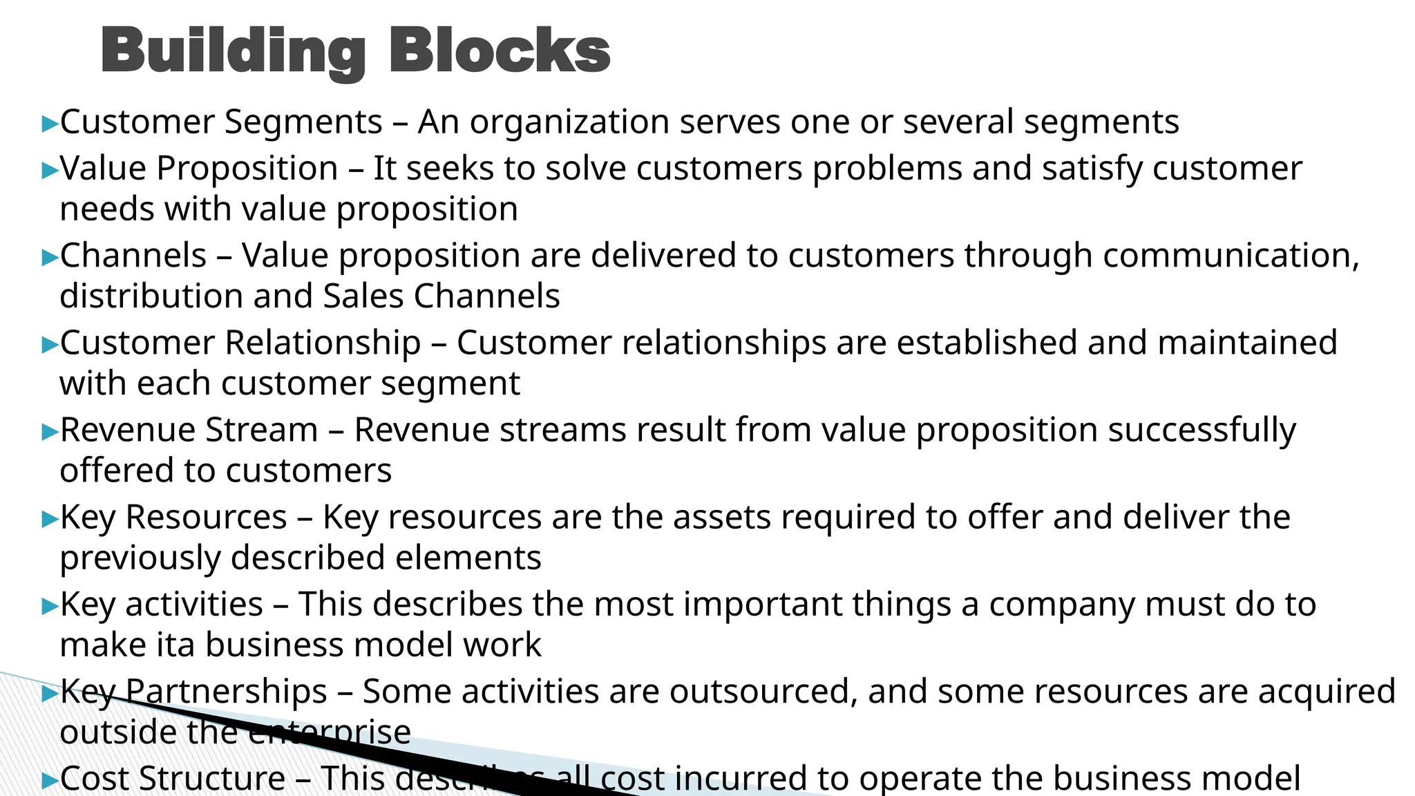 Business Model Canvas – 9 Building Blocks | PPTX