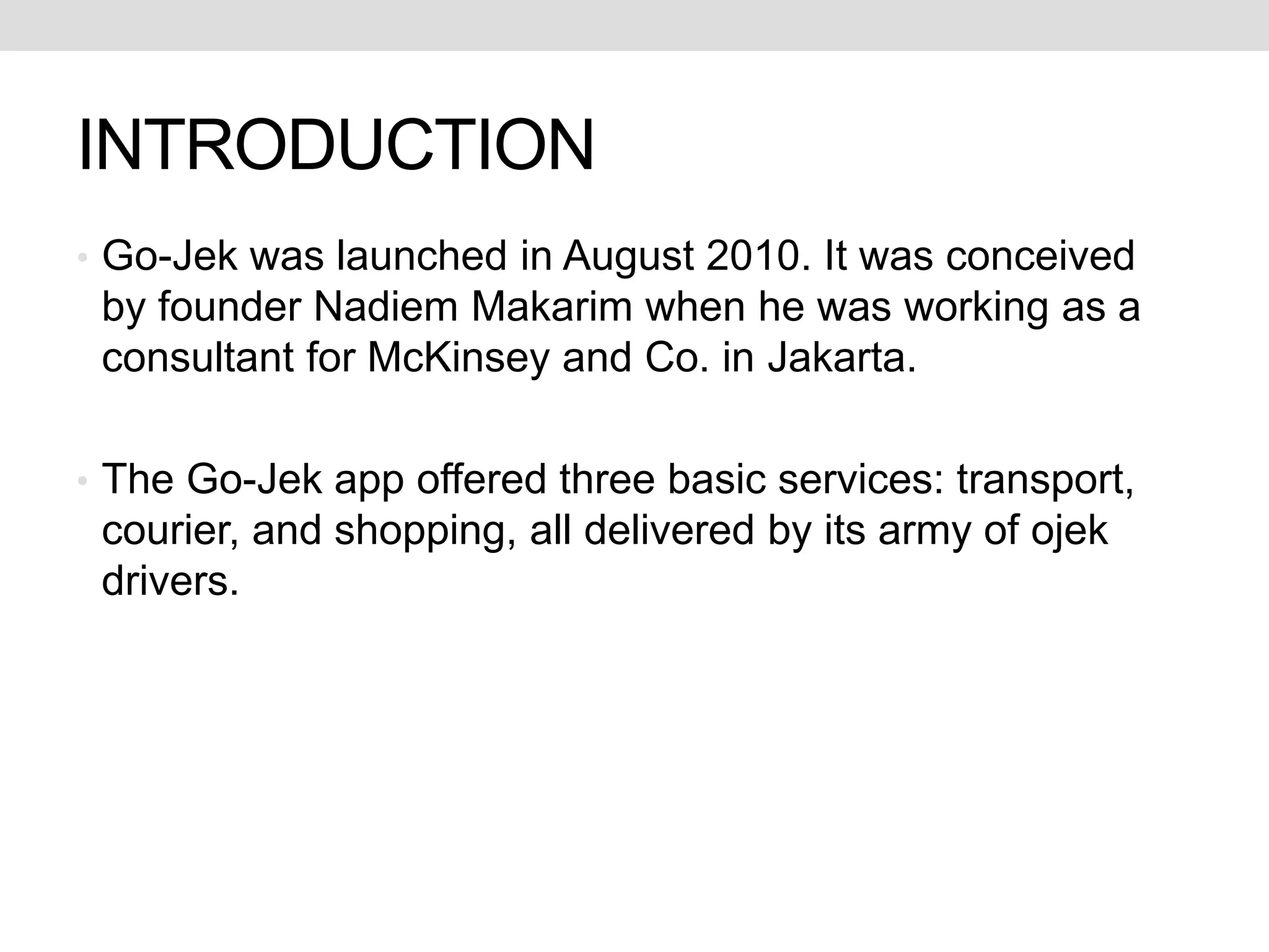 Business Model Canvas - GoJek | PPTX
