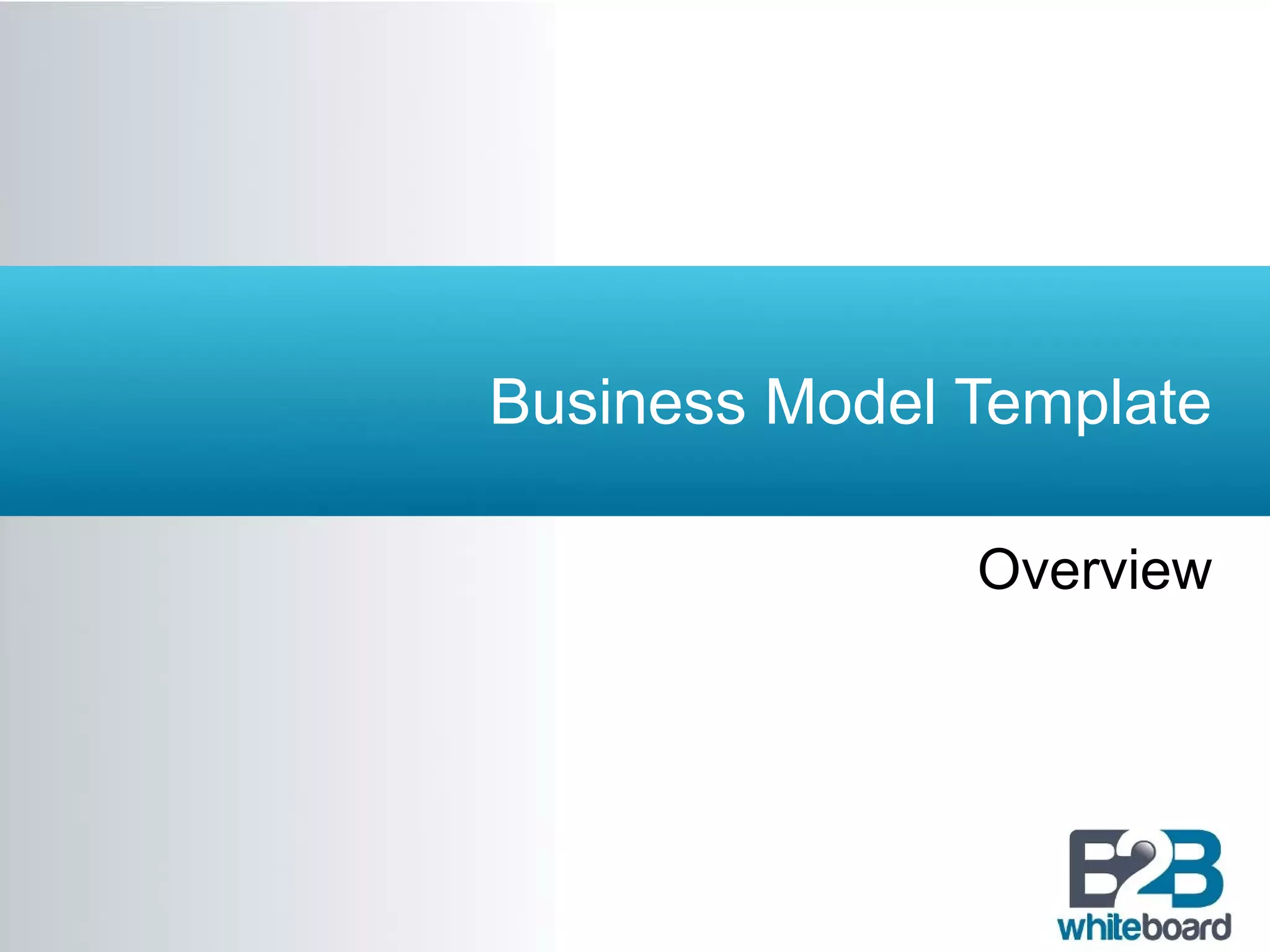 Business model template - overview | PPT