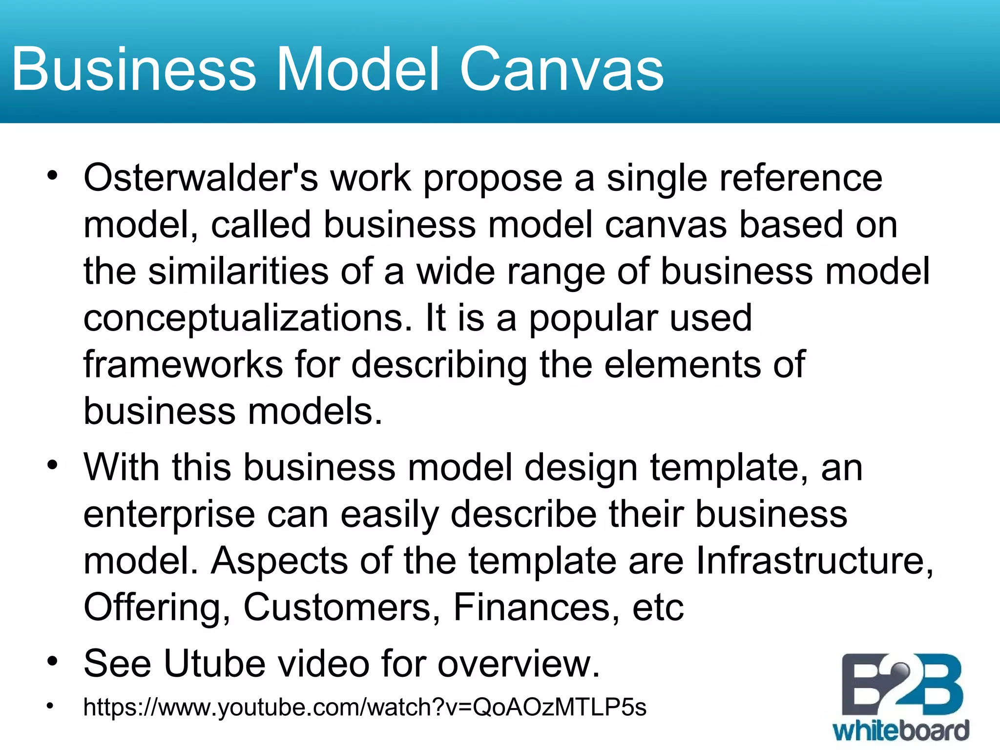 Business model template - overview | PPT