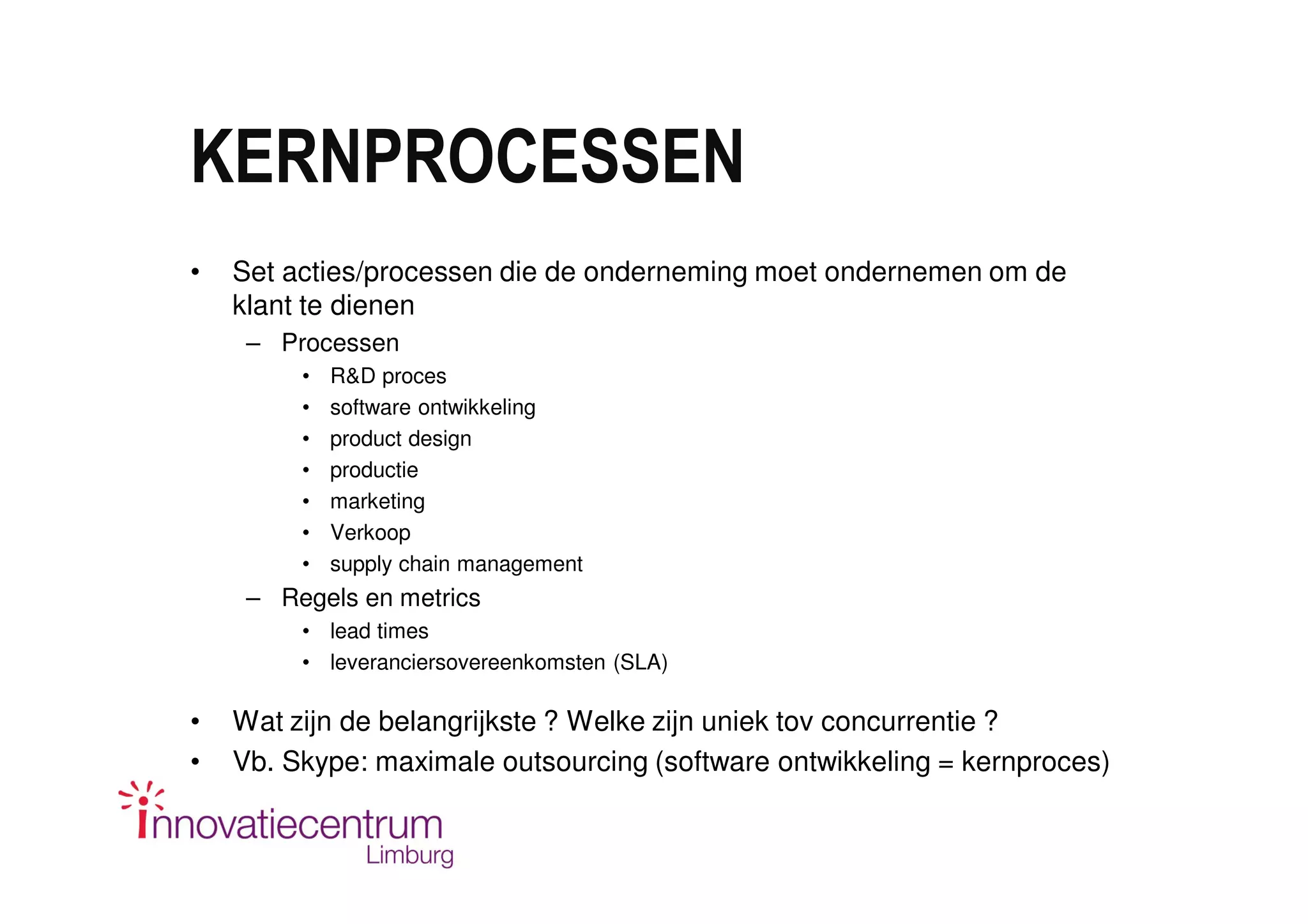 Business model canvas - unizo communicatie | PDF