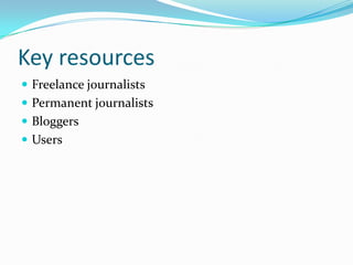 Business model canvas for the "new newspaper" 2012 XM2 project KDG ...