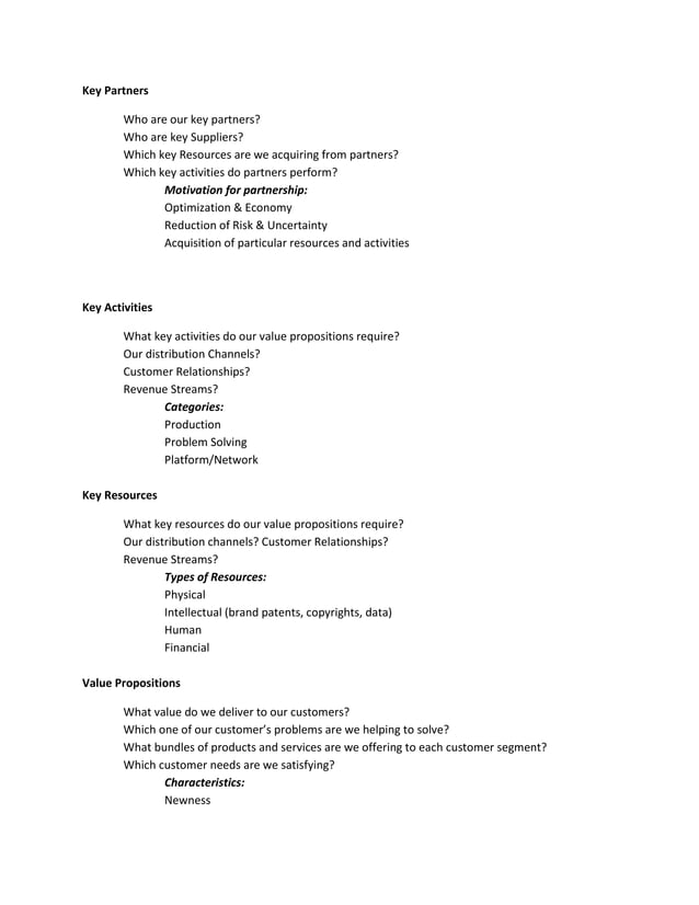 Key Partnerships and Resources for Business Success | PDF
