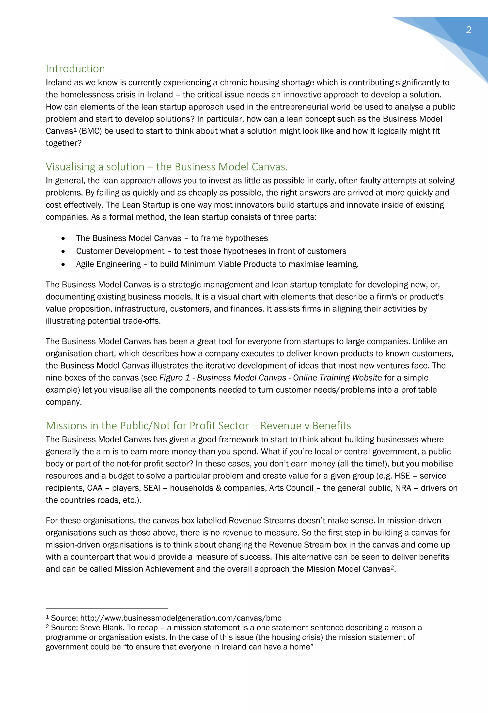 Business model canvas in public and not for profit organisations | PDF