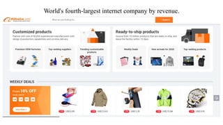 Business Model Canvas of Alibaba. | PPTX