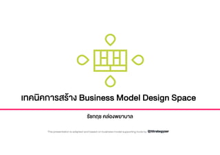 เทคนิคการสร้าง Business model design space | PDF