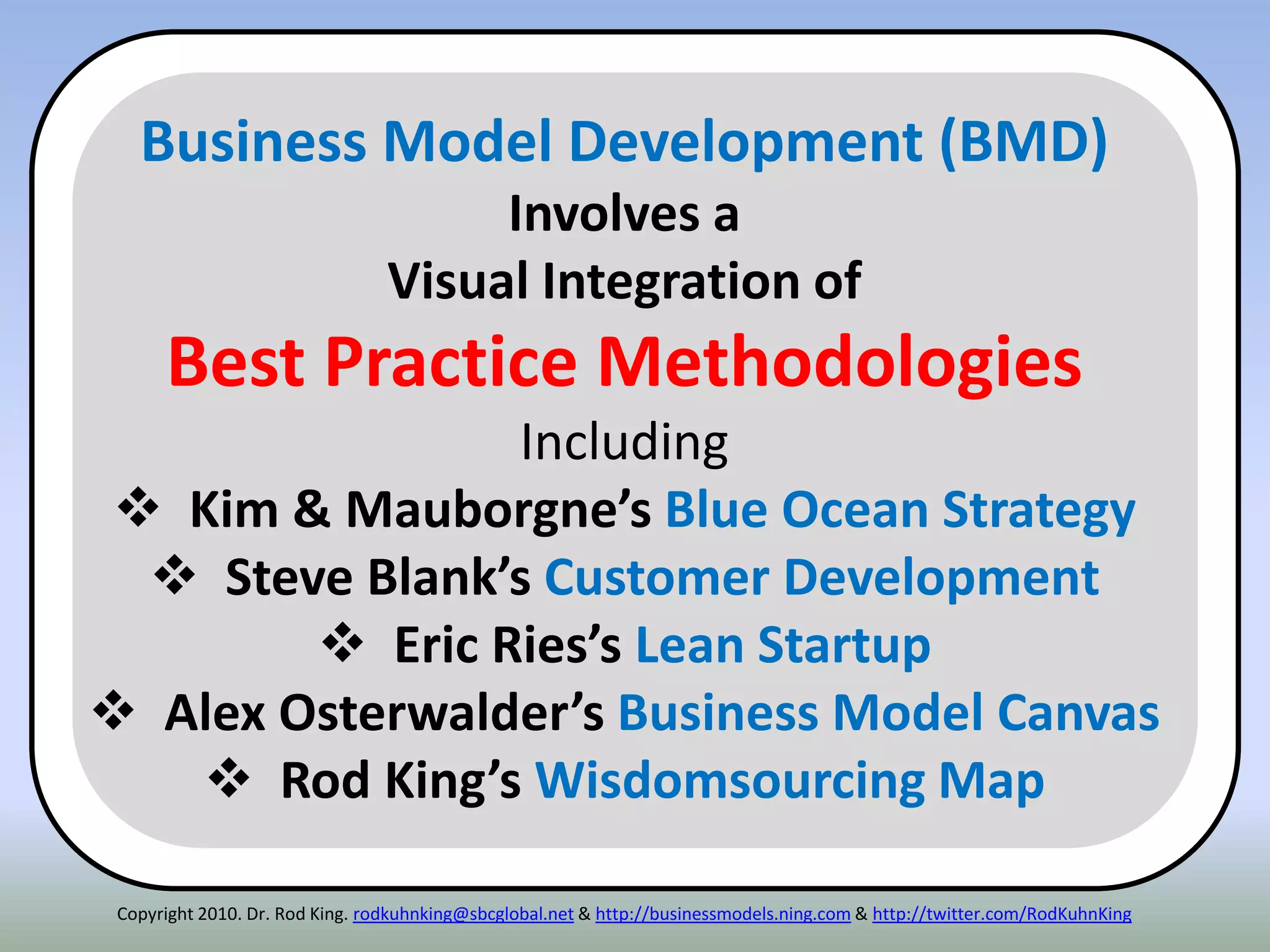 BUSINESS MODEL DEVELOPMENT FOR BLUE OCEAN STARTUPS | PPTX | Startups | Business