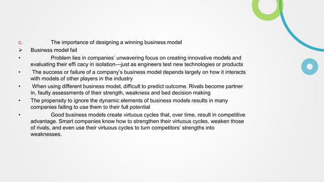 How to design a winning business model | PPTX | Business Administration ...