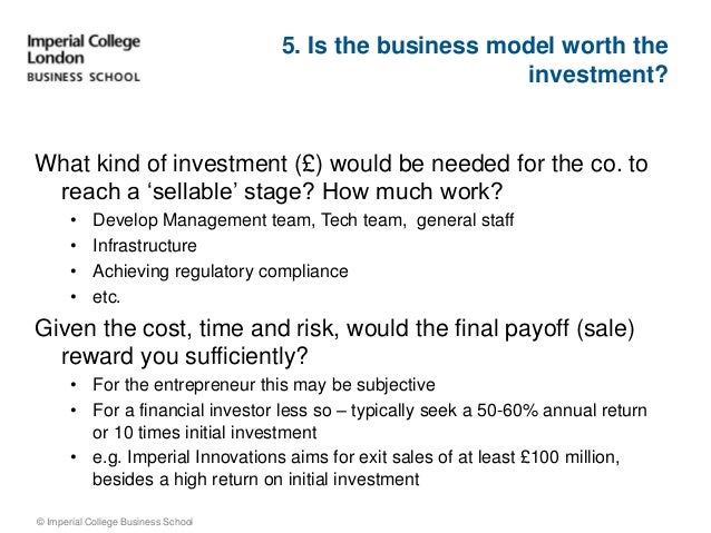 Business model financial viability 2013