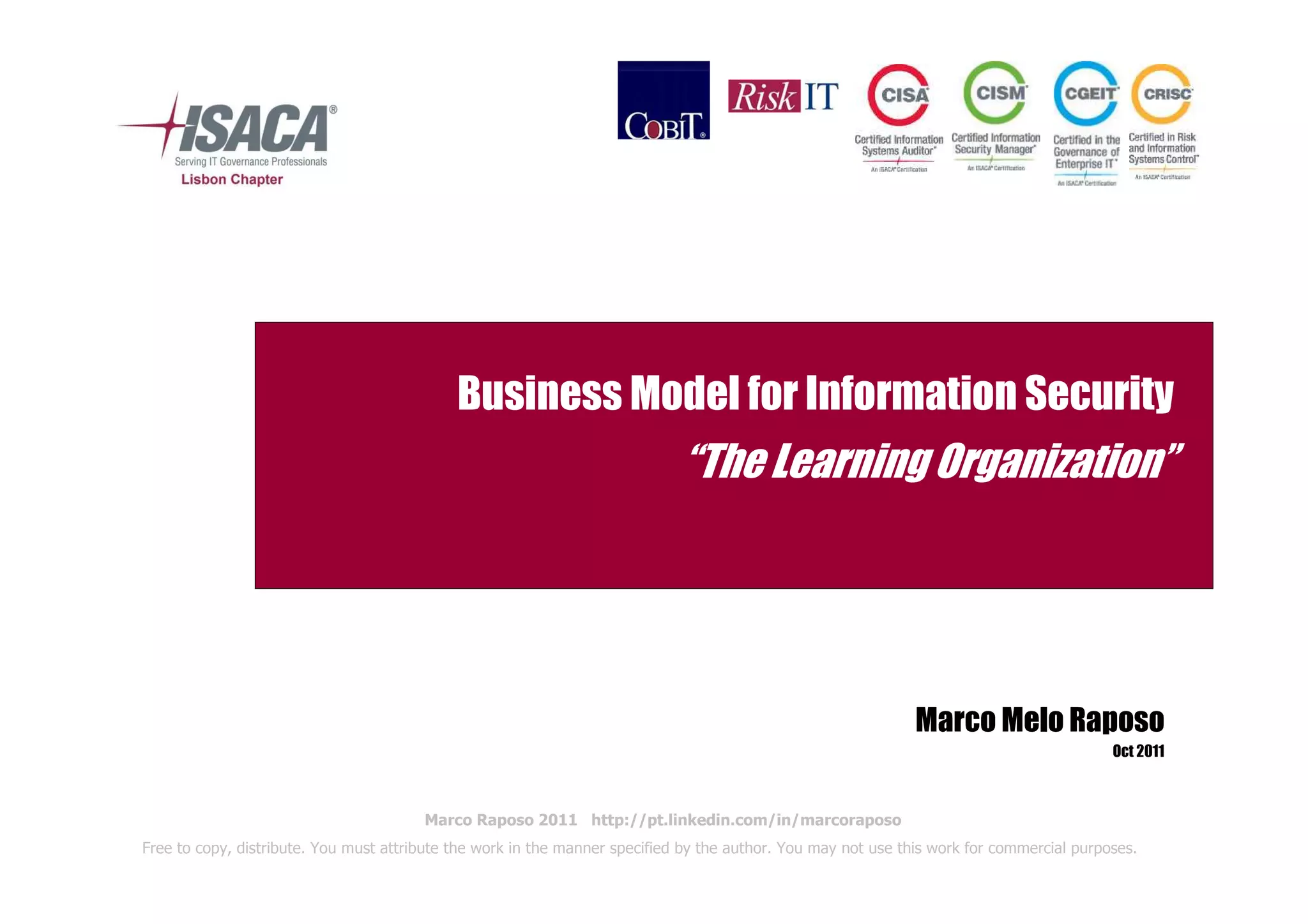 Business Model For Information Security | PDF