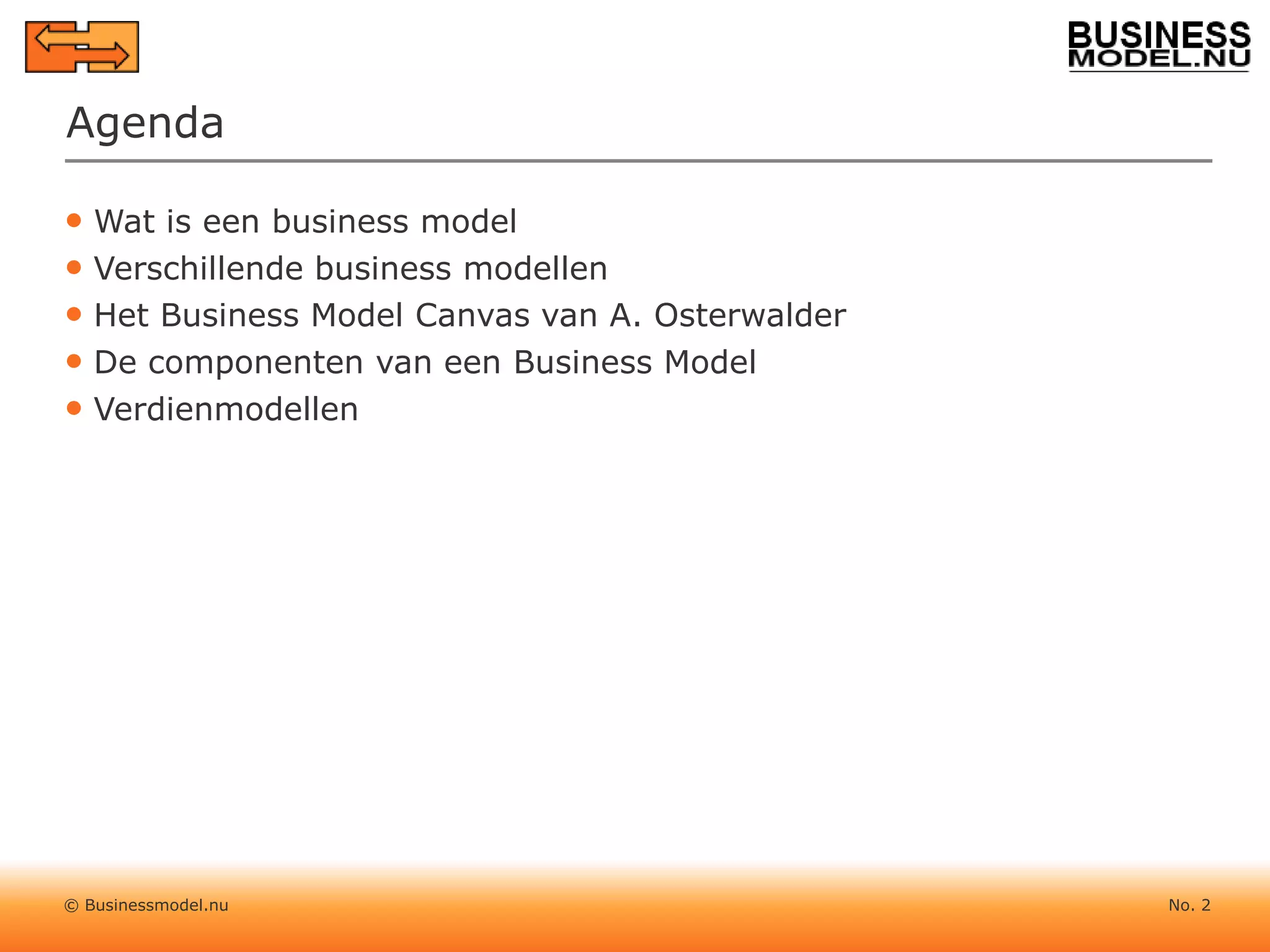 Business model generatie | PPT