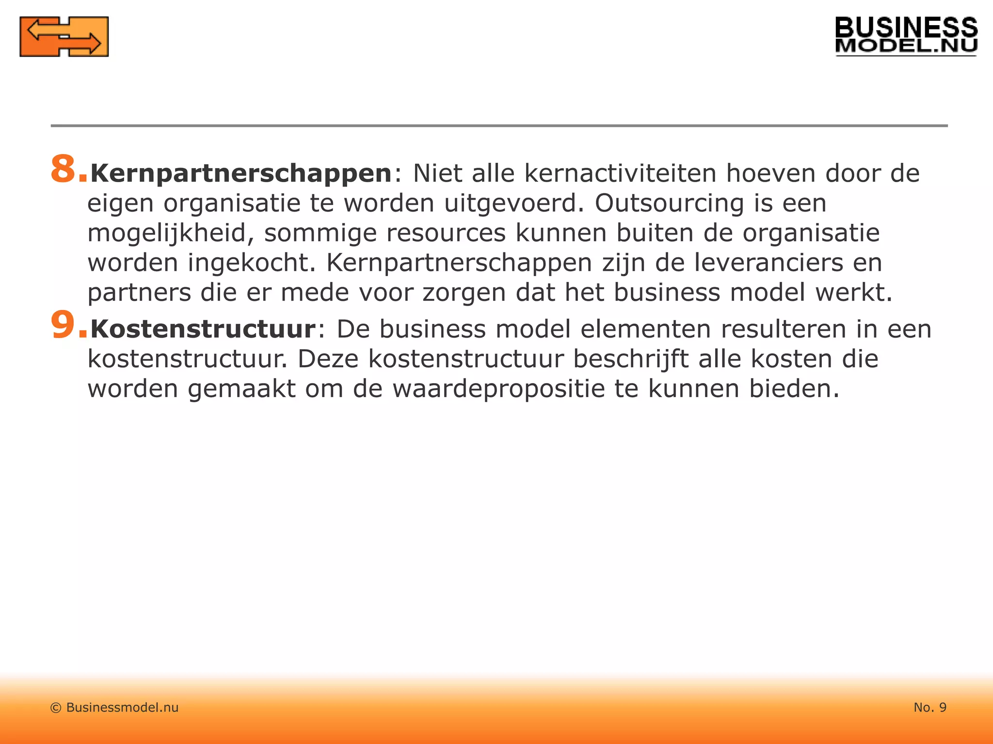 Business model generatie | PPT
