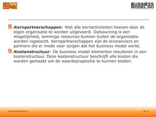 Business model generatie | PPT