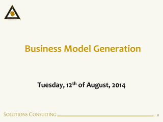 Business Model Generation via business canvas | PPT
