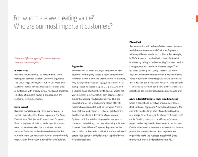Ostenwalder Business Model Generation Preview | PDF