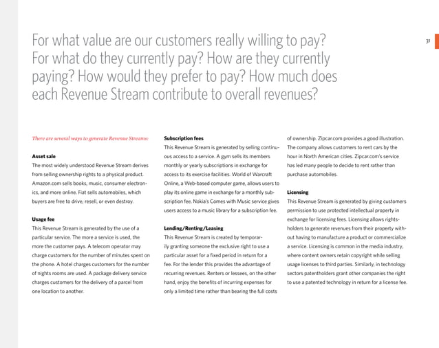 Ostenwalder Business Model Generation Preview | PDF