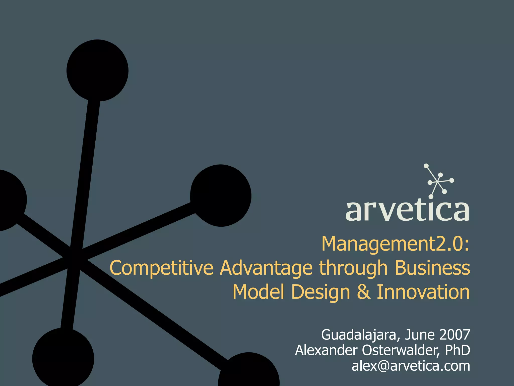 Competitive Advantage through Business Model Design and Innovation | PPT