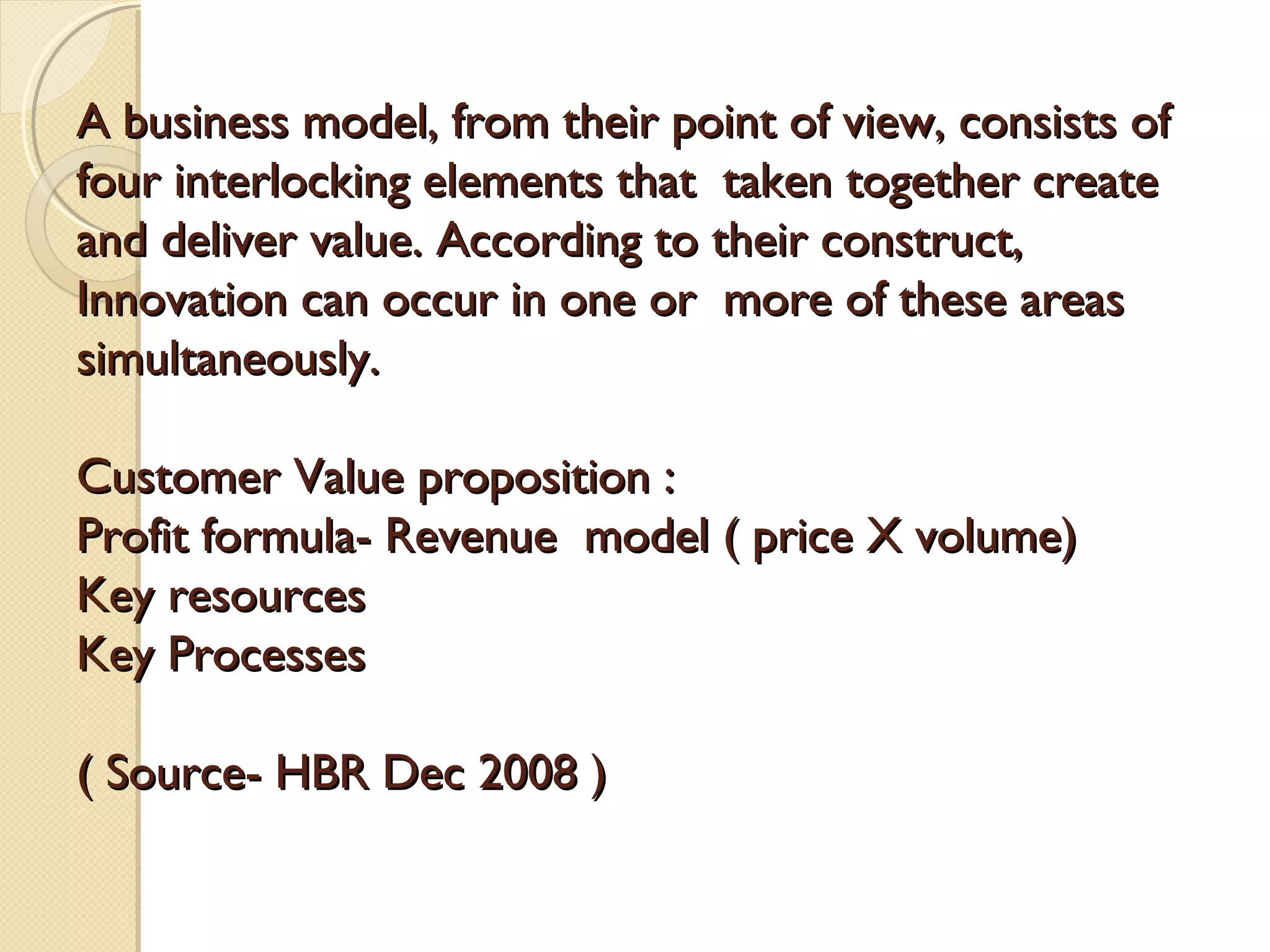 Business model innovation | PPT