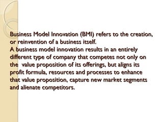 Business model innovation | PPT