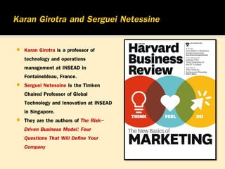การสร้างนวัตกรรมรูปแบบธุรกิจ Business model innovation | PDF