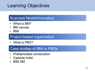 Business model innovation in project based organization | PPT