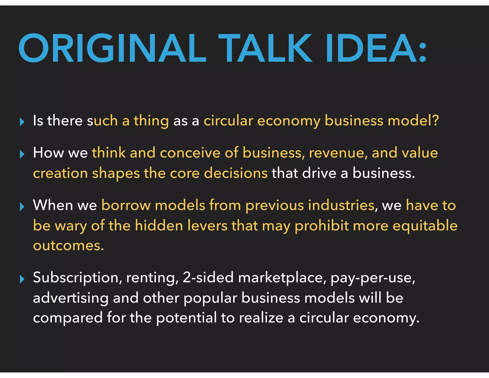 Business model Myths in the Circular Economy | PDF