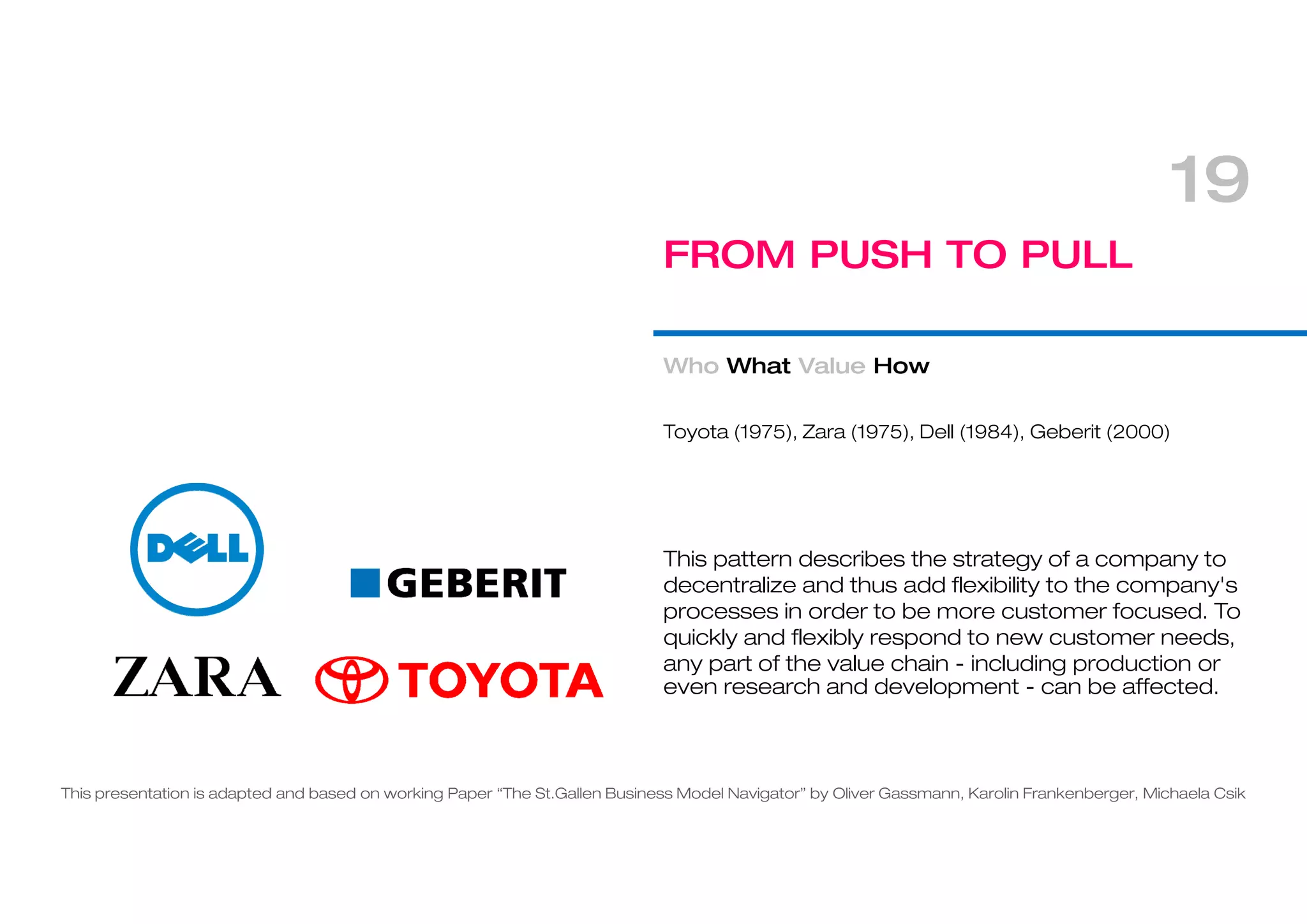 Business model navigator 55 business model patterns | PDF