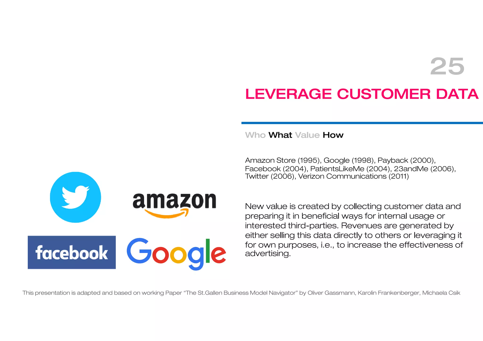 Business model navigator 55 business model patterns | PDF