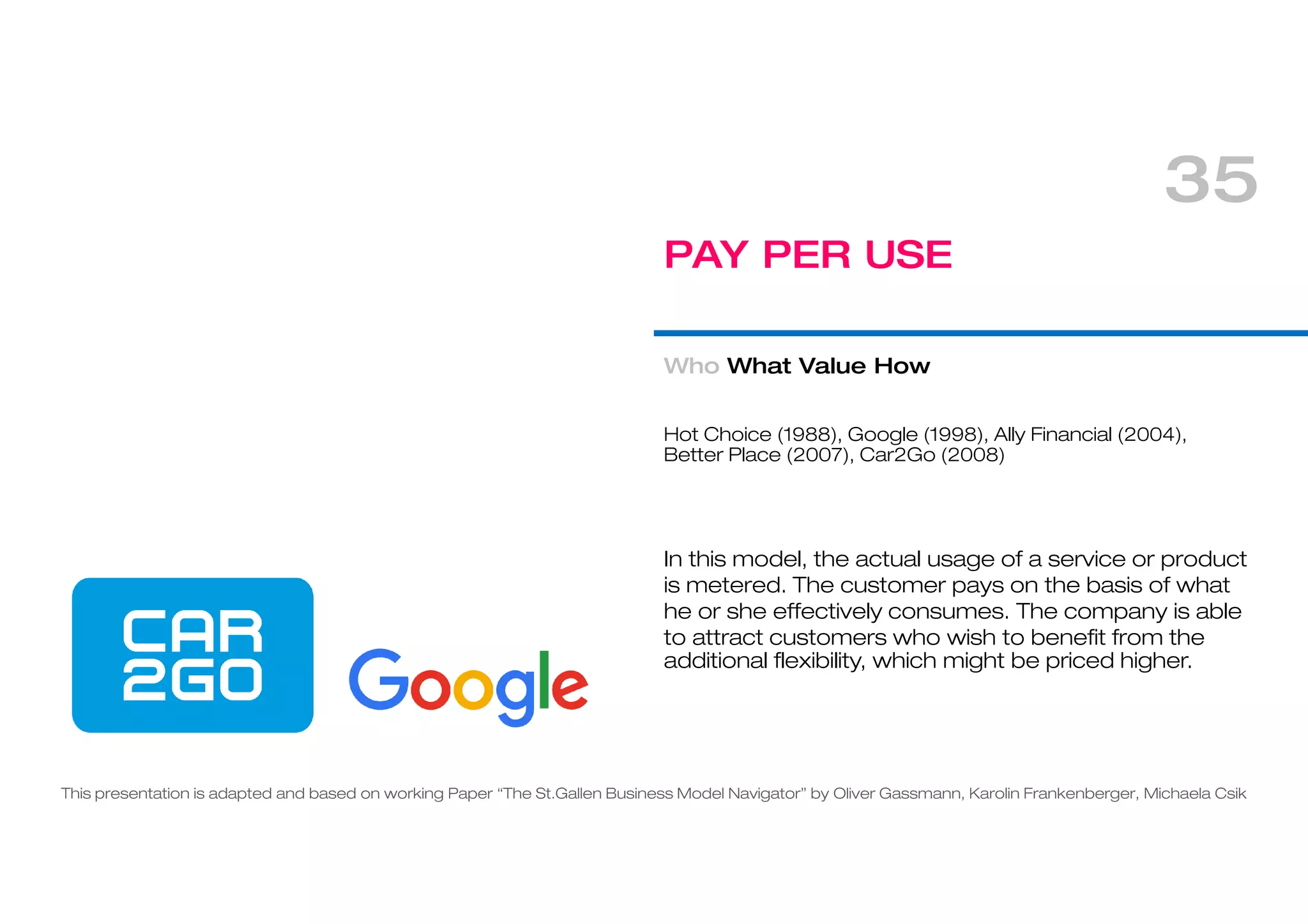 Business model navigator 55 business model patterns | PDF