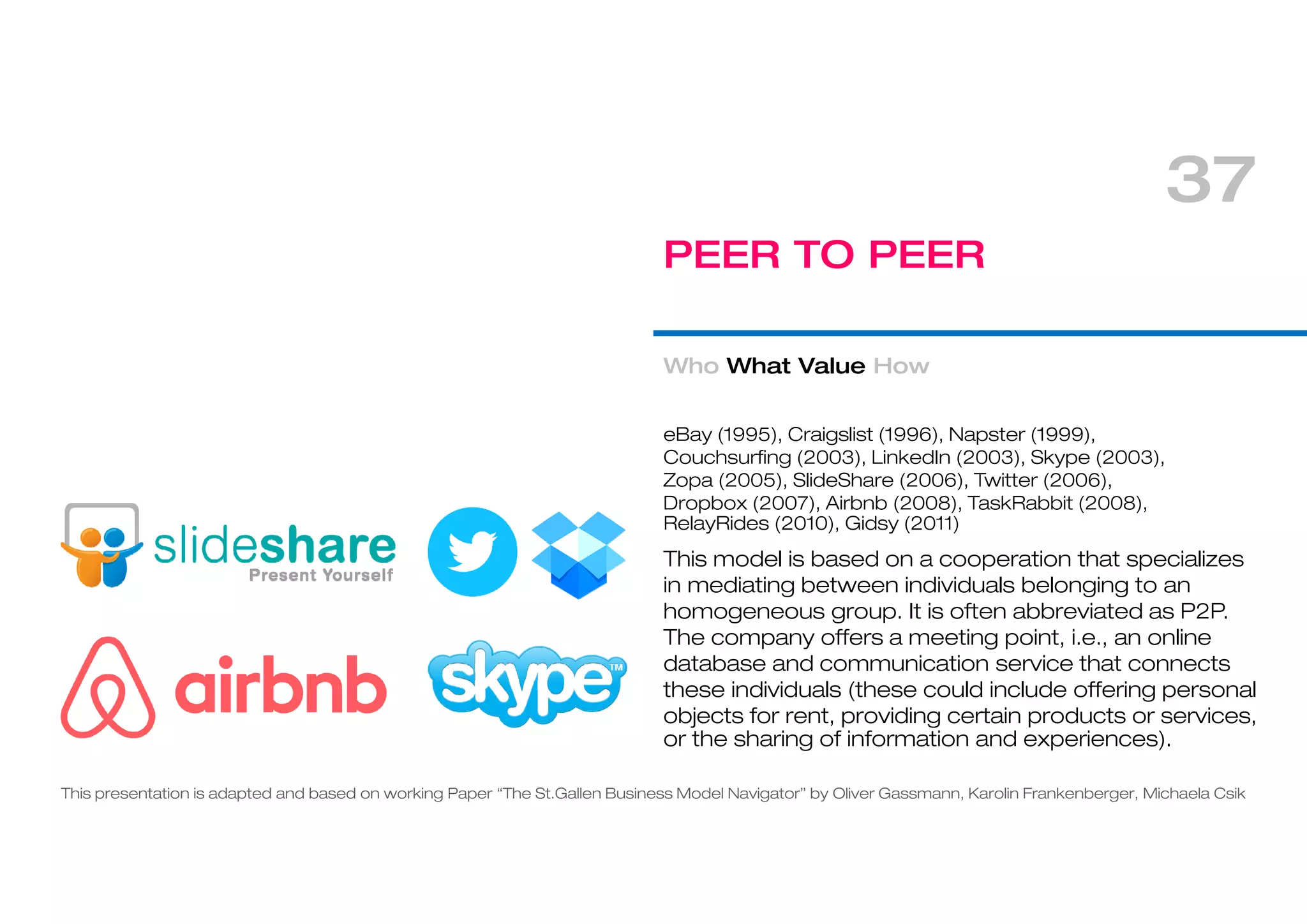 Business model navigator 55 business model patterns | PDF