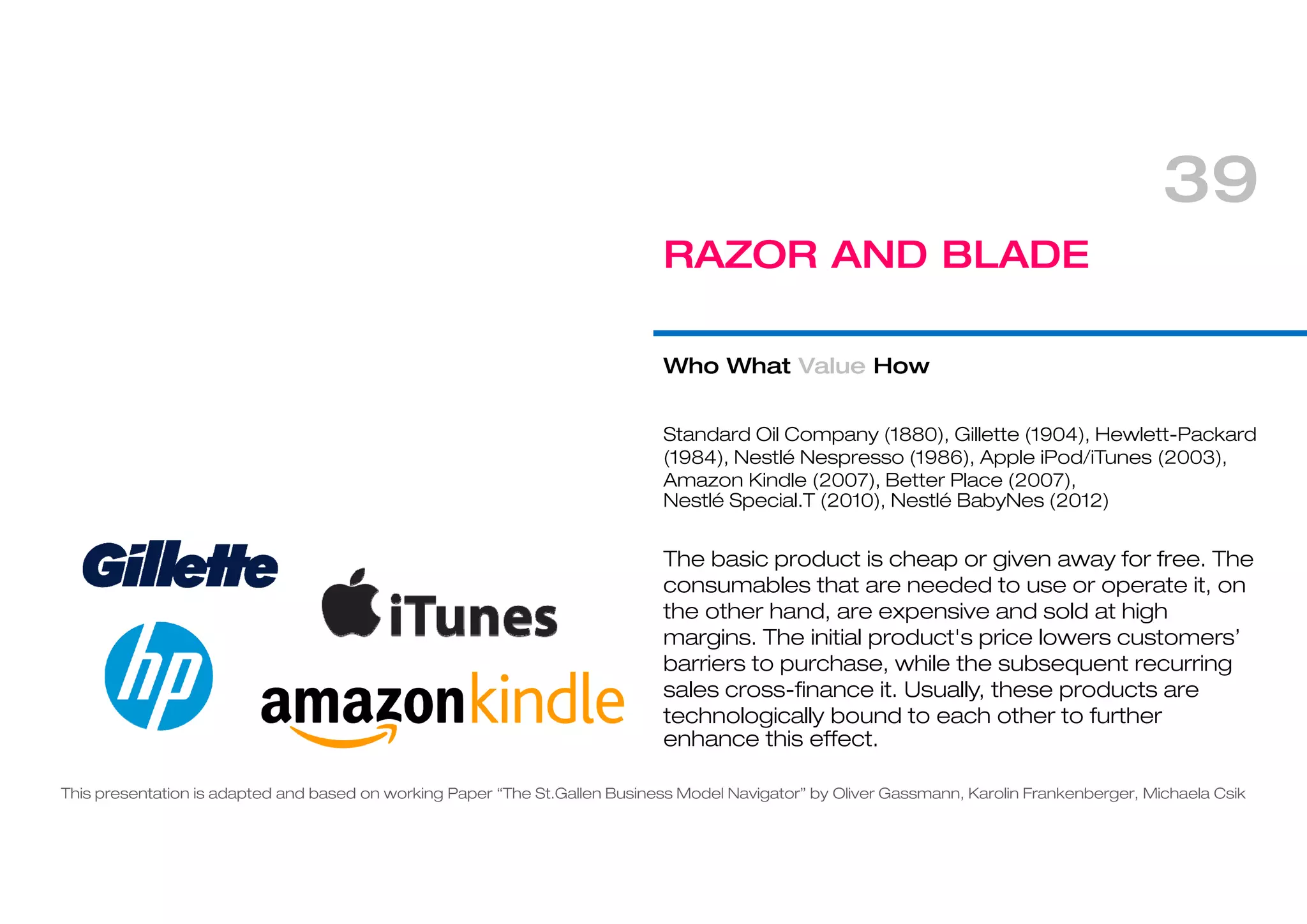 Business model navigator 55 business model patterns | PDF