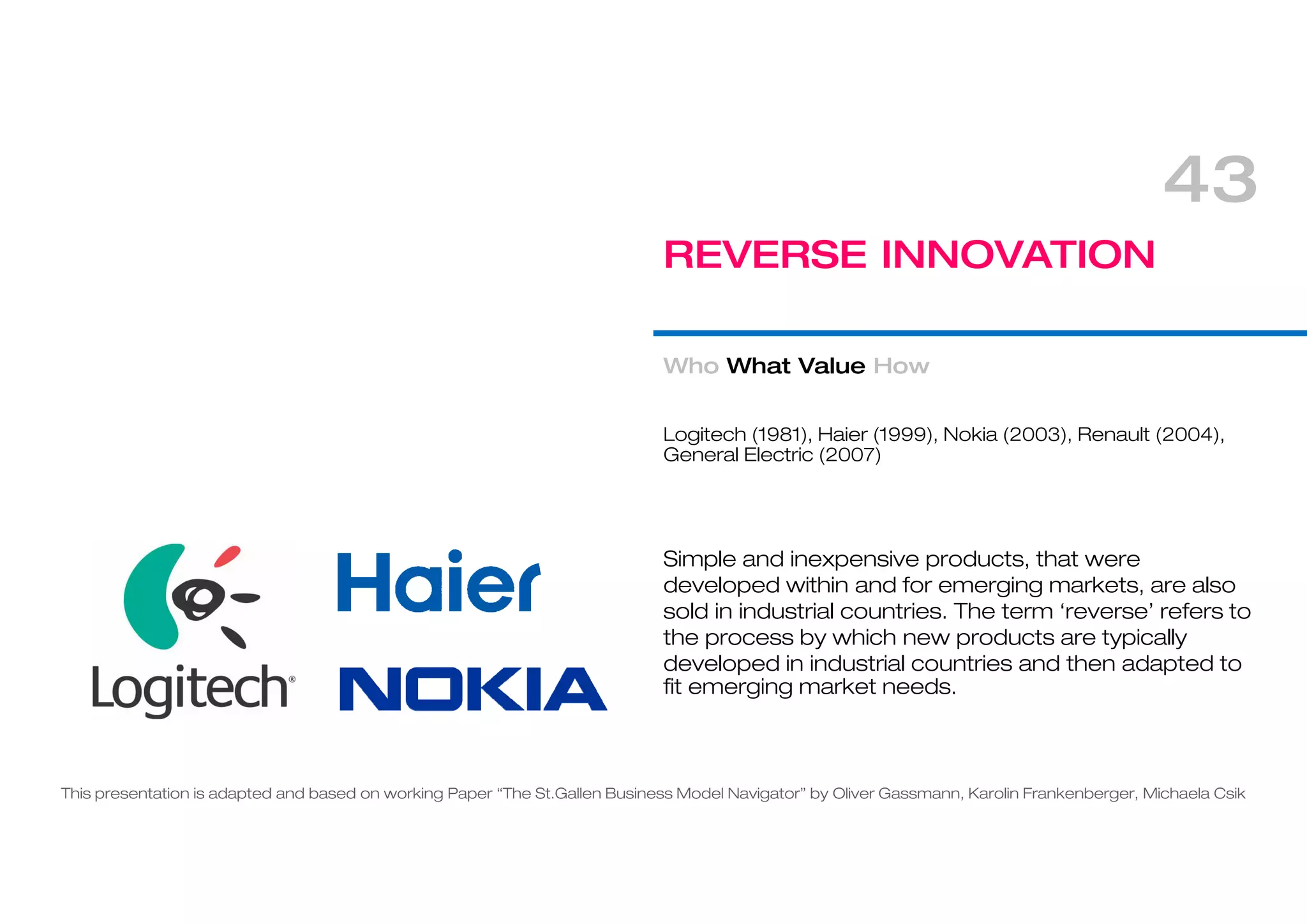 Business model navigator 55 business model patterns | PDF | Business ...