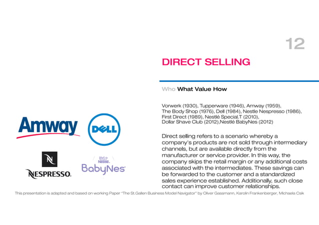 Business model navigator 55 business model patterns | PDF | Business ...