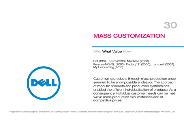 Business model navigator 55 business model patterns | PDF | Business ...