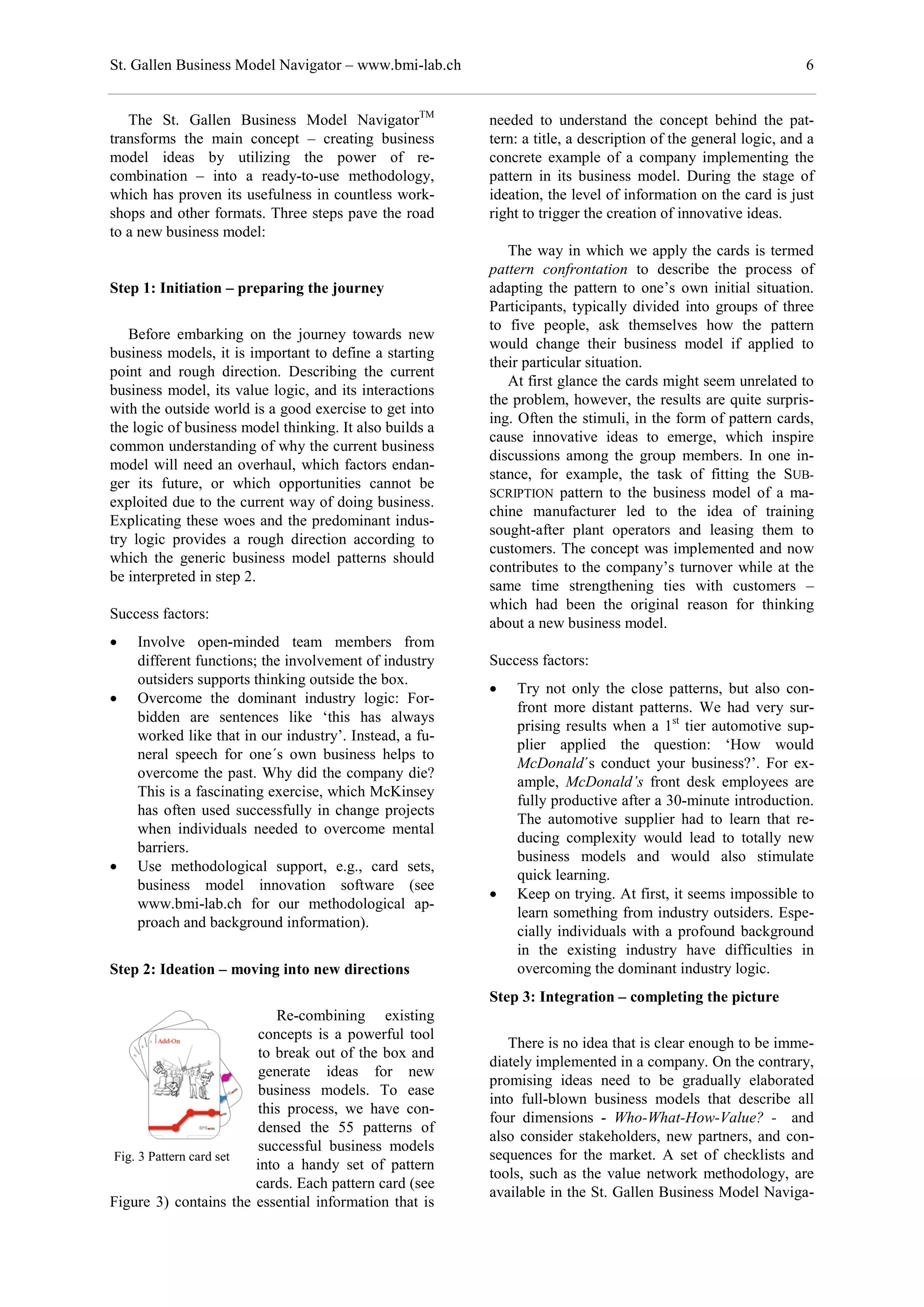 Business model navigator | PDF