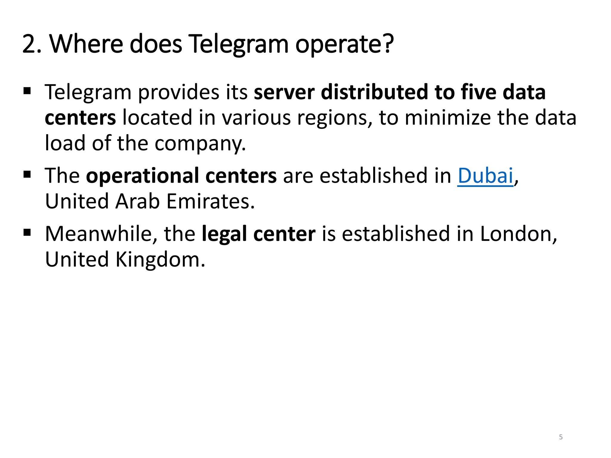 Business model of telegram Berhanemeskel W.Gerima | PPTX