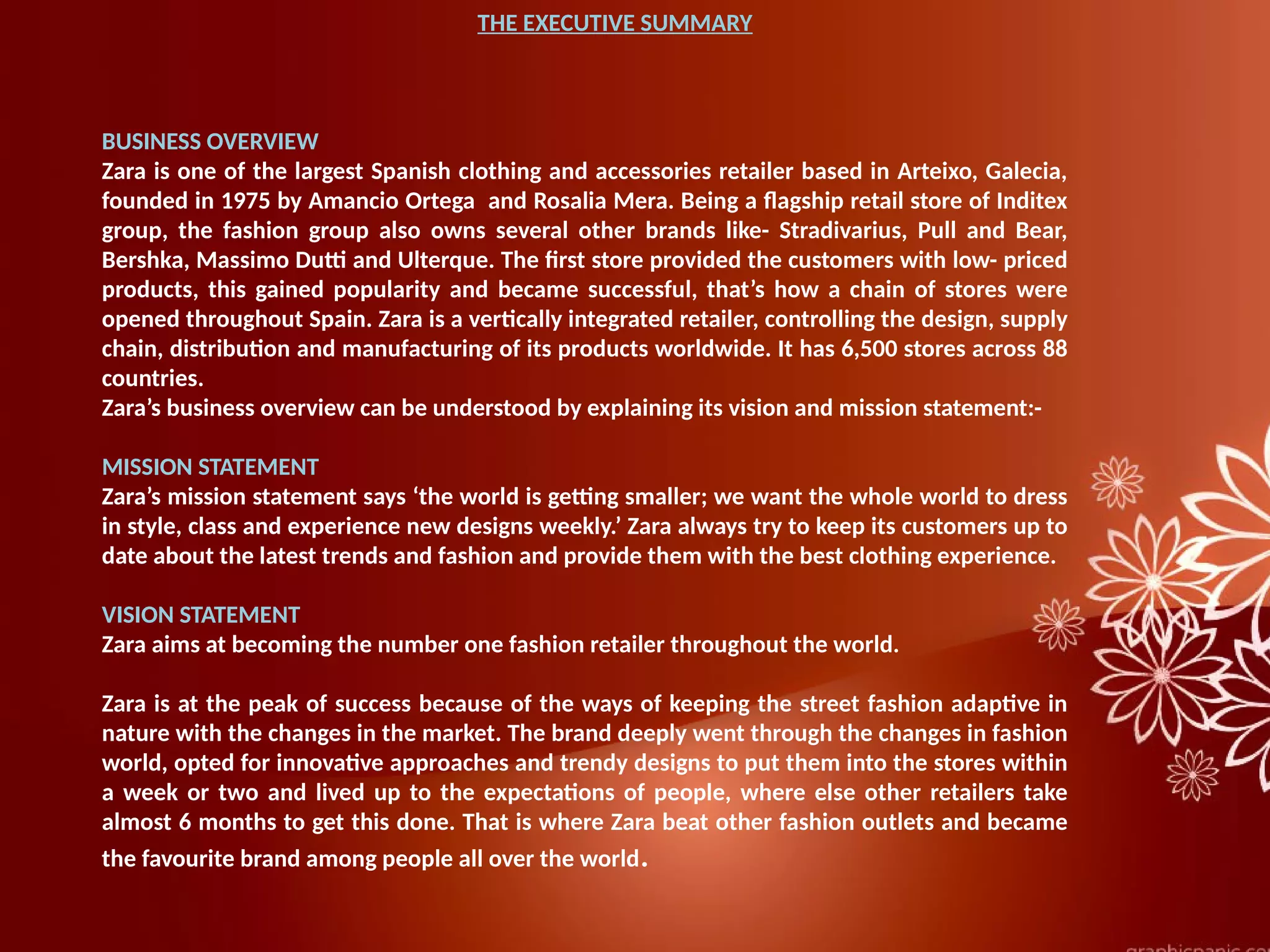 Business model of zara | PDF