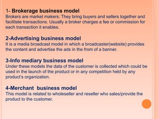 Business models | PPTX