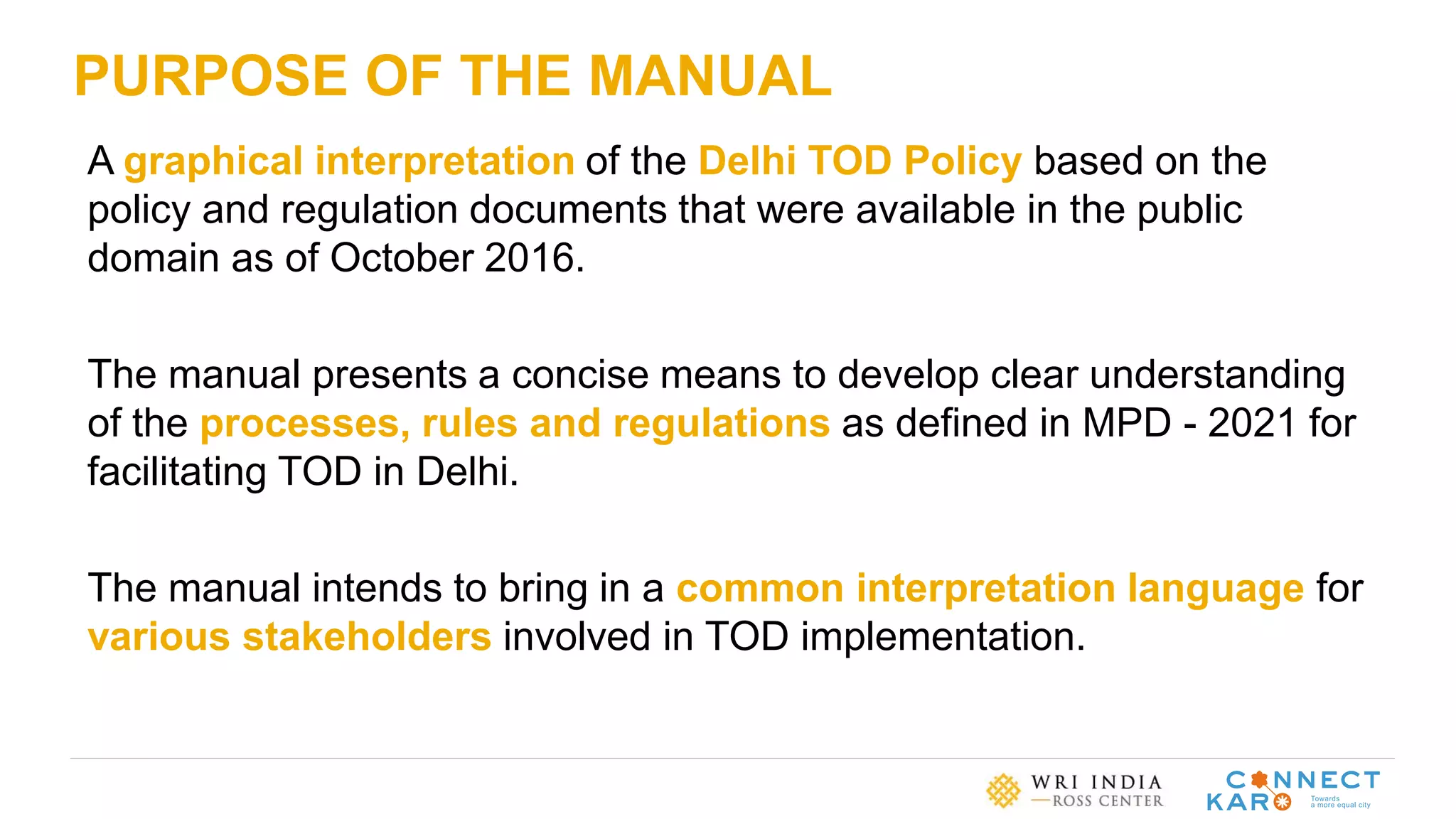 CK2017: Transit Oriented Development (TOD) Manual | PDF