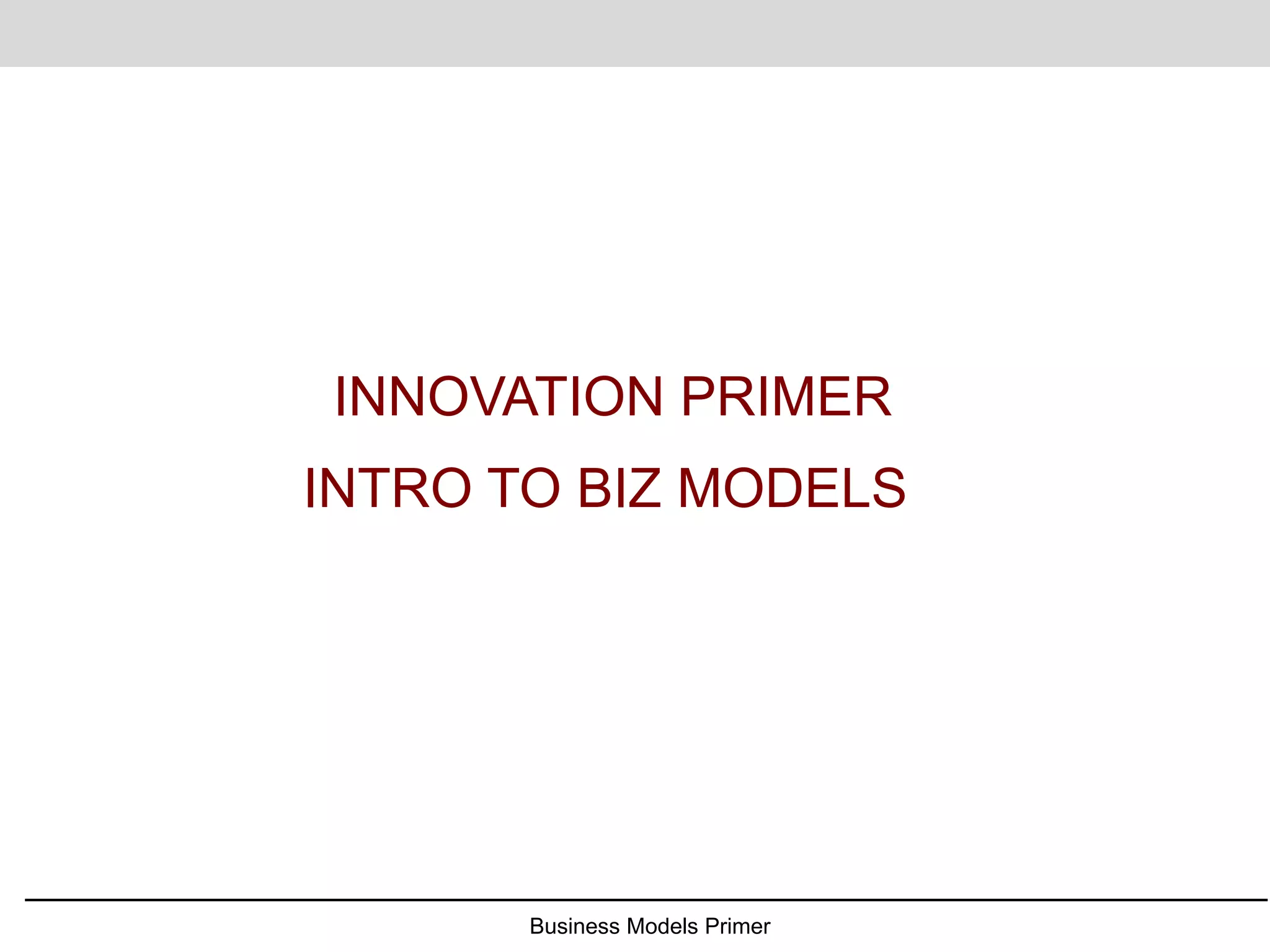 Business models overview | PPTX