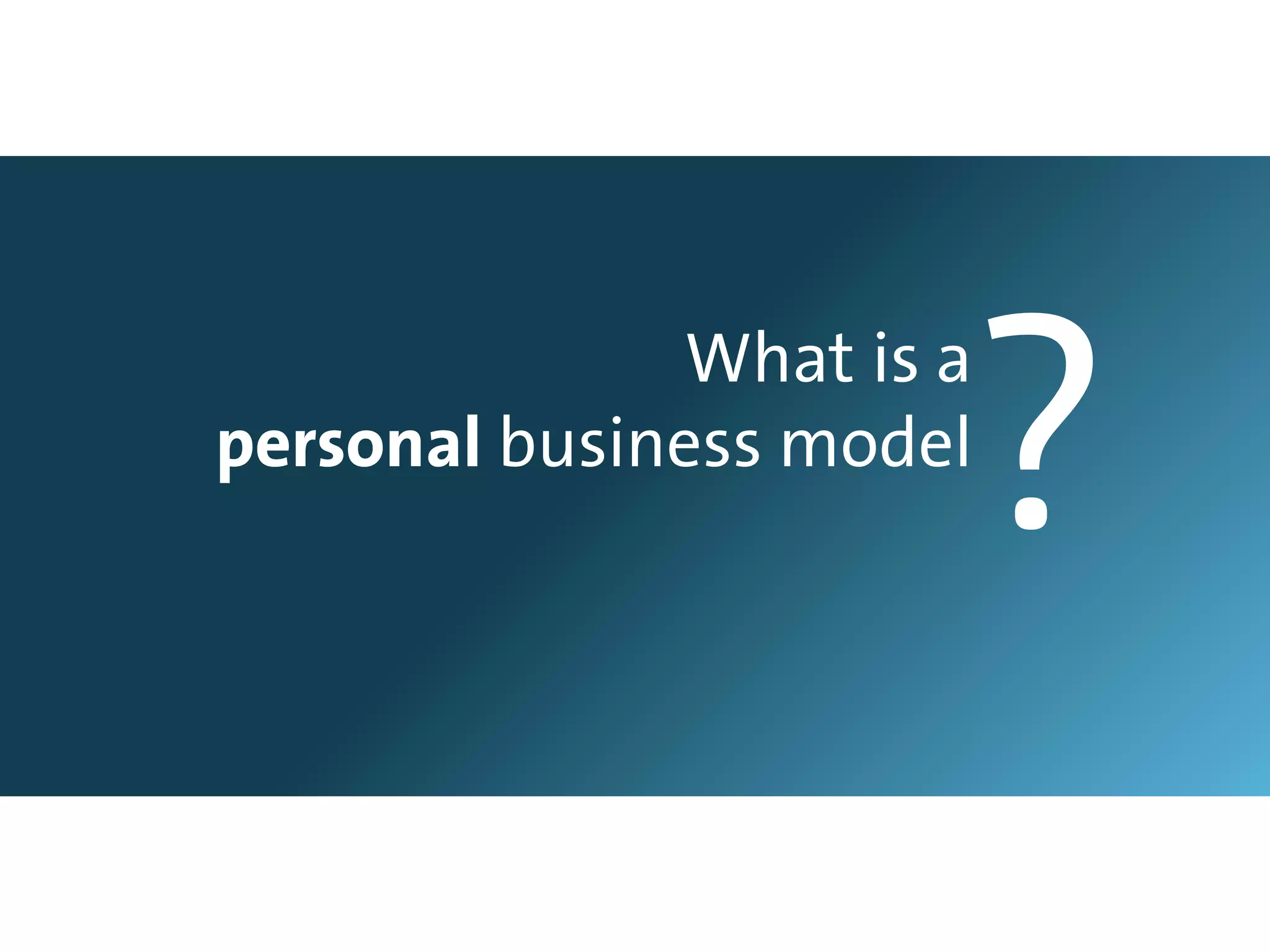 Business Model You | PDF