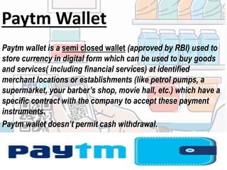 Business mode of paytm | PPT