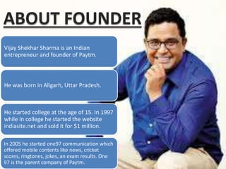 Business mode of paytm | PPTX