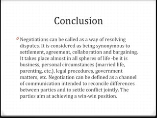 Business negotiations | PPT