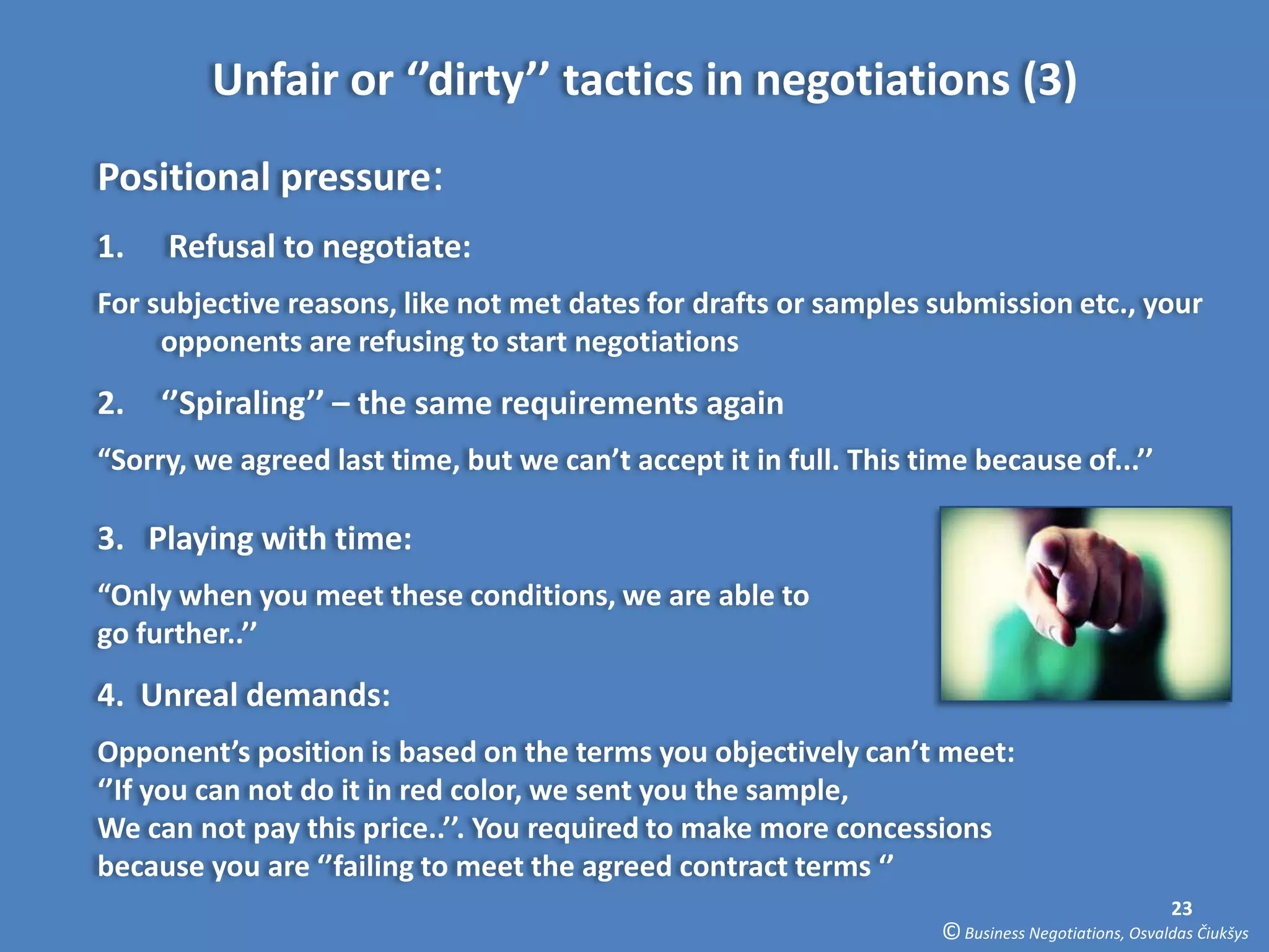 Negotiation Tactics | PPTX | Strategy Video Games | Video Game Genres