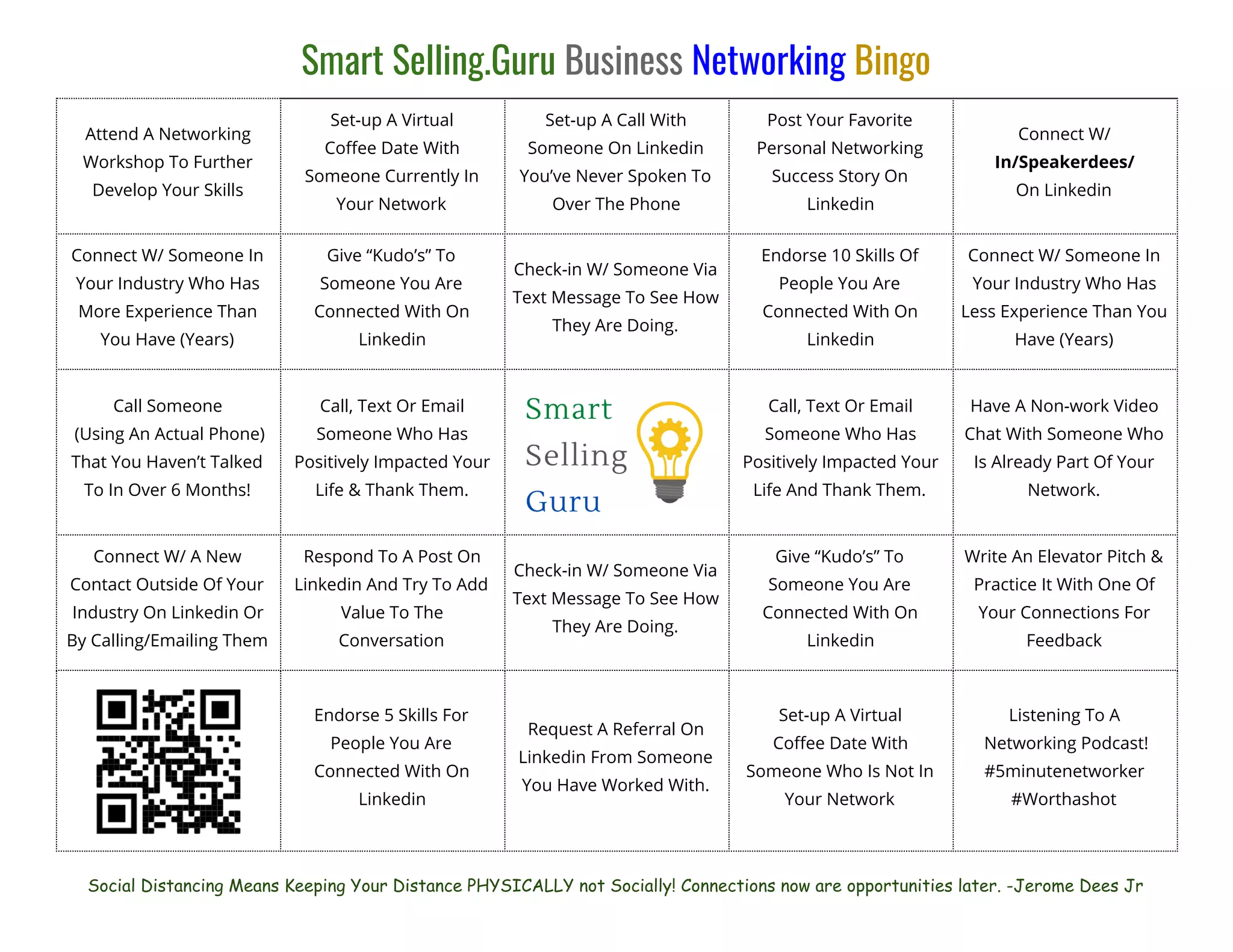 Business Networking Bingo | PDF