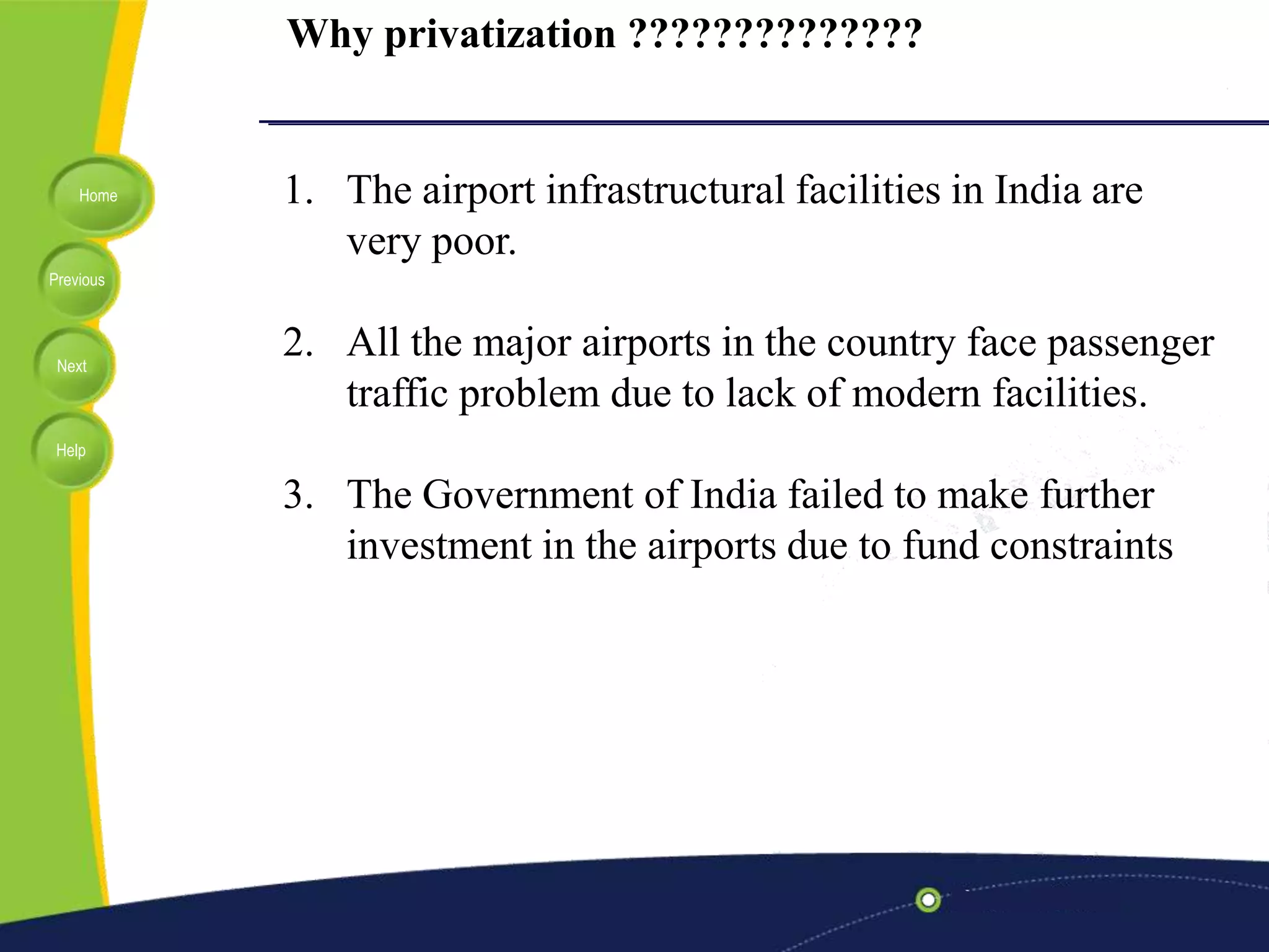 Airport privatisation | PPTX