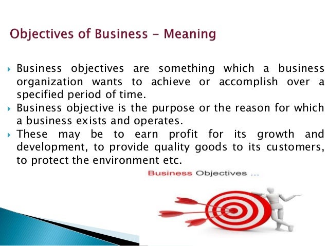 Objective For Business