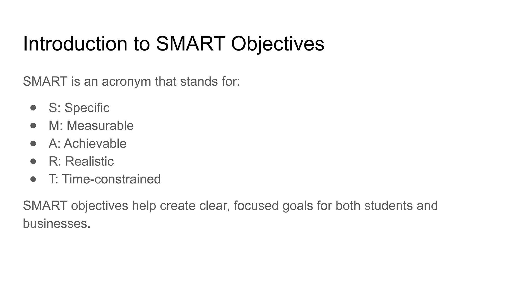 Business Objectives and SMART Goals.pptx